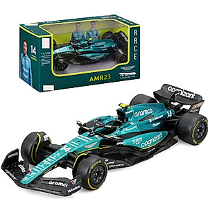 HTLNUZD 2023 1:43 AMR23#14 Alonso F1 Alloy Car Model Formula Racing for Die Cast Aston Martin #14 Static Adult Collection