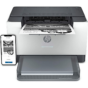 HP Laserjet M209dw Single-Function Wireless Monochrome Laser Printer - Print only - 30 ppm, 600 x 600 dpi, 8.5" x 14" Legal, Auto Duplex Printing, USB, WiFi, Ethernet, Cbmou External Webcam (Renewed)