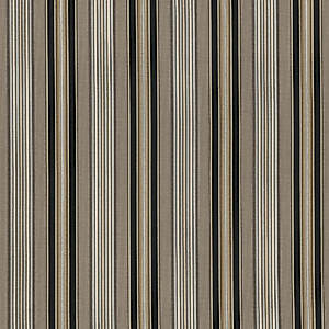 Pillow Perfect Outdoor/Indoor Getaway Stripe Onyx Oversized Lumbar Pillows, 24.5" x 16.5", Black, 2 Count