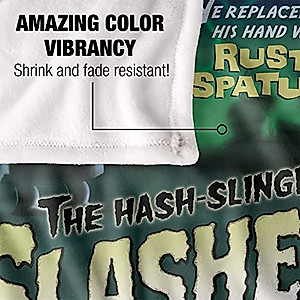 Spongebob Blanket, 36"x58" Hash Slinging Slasher Silky Touch Super Soft Throw Blanket