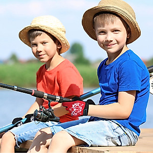 8 Pcs Kids Cycling Gloves Boys and Girls Youth Full Finger Bike Gloves Children Mountain Bicycle Gloves Bulk Warm Sport Gloves Nonslip Toddler Fishing Gloves for Outdoor Sport Climbing Football