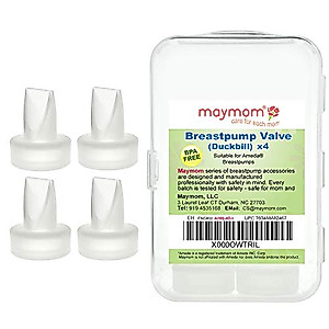 Maymom Duckbills Compatible with Ameda MYA Joy and Purely Yours Pumps Valves; Retail Packaging Factory Sealed