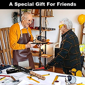 KERYE Mini Hand Saw Woodworking Tools, 6 Inch Japanese Pull Saw with Double Edges of 11/17 TPI, Small Hand Tools Flush Cut Saw for Hardwoods/Softwoods, Light Wood Saw as Gifts for Men/Women-KY05