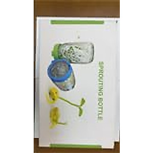 Sprouting Jars, Sprout Growing Kit Including Wide Mouth Mason Jars, Sprout Lids, Blackout Sleeves, Tray and Stander, Sprouts Growing Kit for Microgreens Alfalfa Broccoli