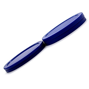 BQSPT Air Hockey Pucks and Paddles,Air Hockey Pushers and Pucks, Handles Paddles Replacement Accessories (4 Striker 96mm with Pads, 8 Pucks 64mm Thick and Thin)