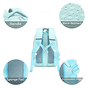 Abshoo Cute Kids Backpack For Girls Kindergarten Elementary Unicorn School Backpacks With Chest Strap (Unicorn Teal)