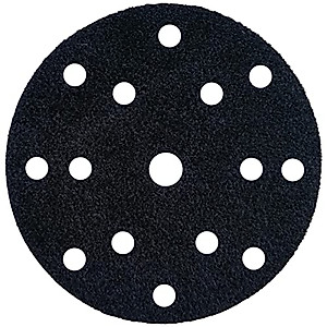 6 inch 15 Holes Premium Hook and Loop Pad Saver for Random Orbital Sanders Pads notably extends The Backing pad´s Lifetime,Multi Hole Pad Protector