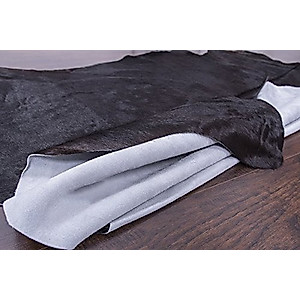 rodeo Solid Black Cowhide Rug (5x7)