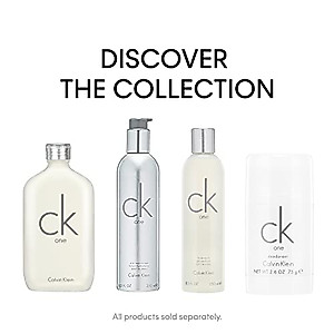 Calvin Klein CK One Unisex Eau de Toilette, 3.4 Fl Oz