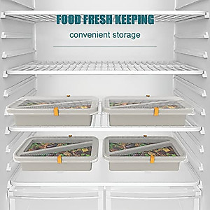 Silicone Freezer Tray with Lid - Food Freezer Container, Makes 2 Portions 2 Cup+4 Portions 1 Cup Cube Portion, Ice Cube Tray for Soup Sauce Meal Prep, Soup Trays with Date Slider-2 Pack