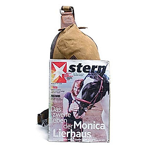 Lmagice Men's Sling Backpack Waxed Canvas Crossbody Bag Casual Daypacks, One Size