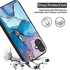 JYCUHTCL for OnePlus Nord N30 5G Case 6.72" Marble Design Shockproof Slim Lightweight for OnePlus Nord N30 Phone Case TPU Cover