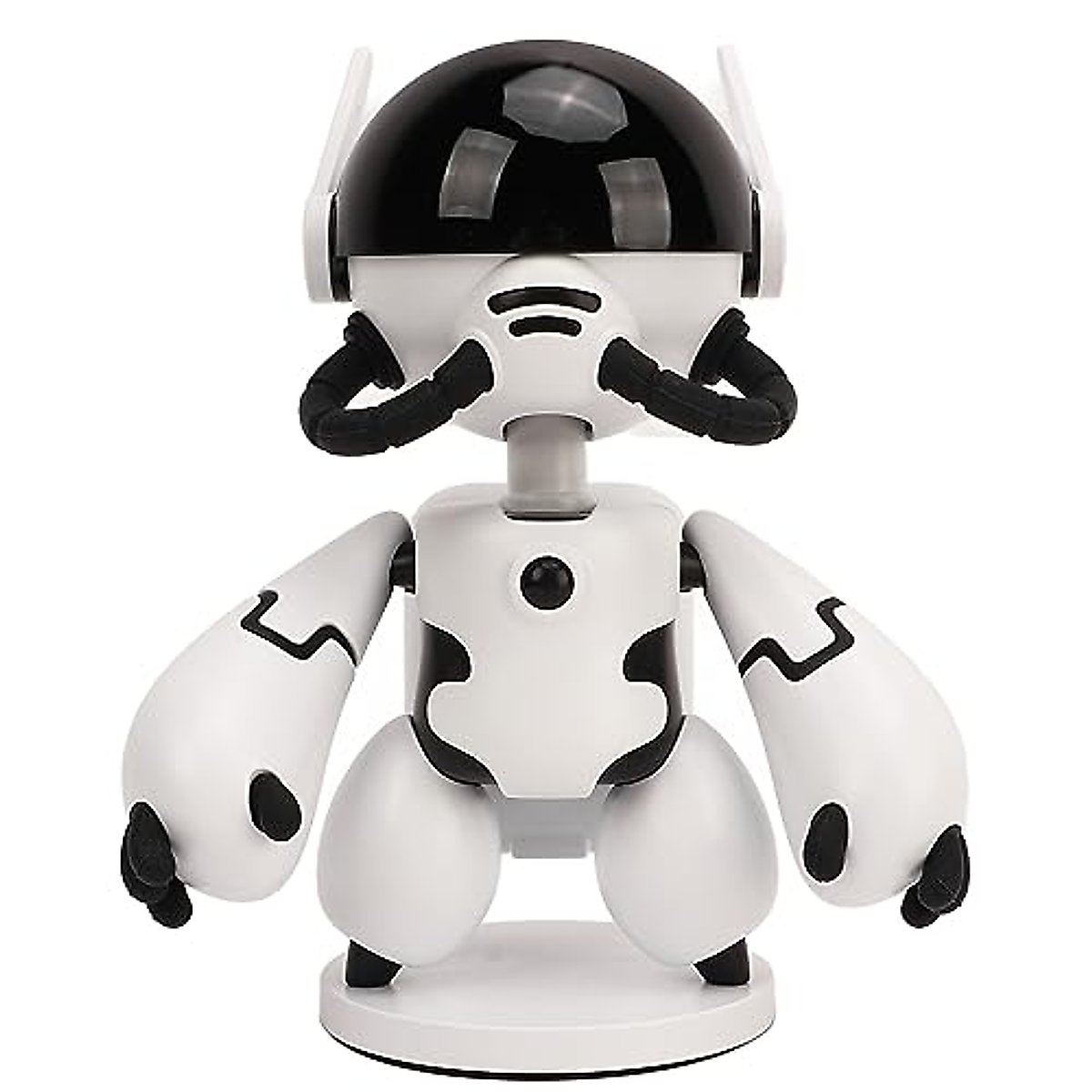 Robot Cameras for Home Security, 1080P Pan Tilt Camera with Phone App, Night Vision, Motion Detection, Auto Tracking, 24 Hour Security Guard, Large Capacity Battery, Powerful Lens