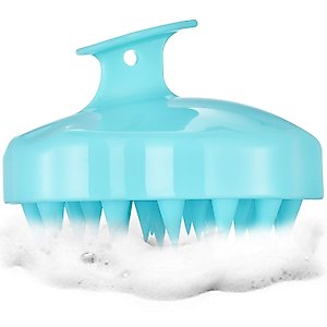 ENCO Scalp Massager,Shampoo Brush,Scalp Massager Shampoo Brush,Scalp Brush,Scalp Scrubber,Scalp Massager Hair Growth,Hair Massager,with Soft Silicone Hair Brush,Suitable for Women, Men, Pets (Green)