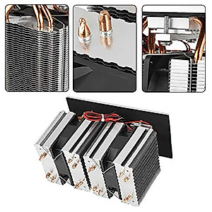 FTVOGUE 12V 240W 2 * 12710 Electronic Semiconductor DIY Refrigerator Cooler Cooling System Kit