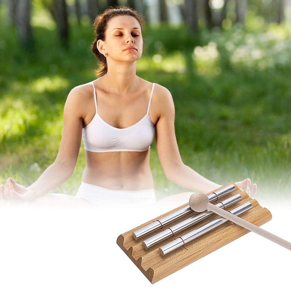 Three Tone Chime Bell for Teachers Classroom Management, Mindfulness,Mindfulness