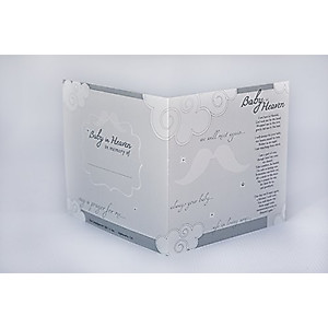 The Grandparent Gift Baby Heaven Infant Loss or Miscarriage Gift, Hanging Ornament or Sitting Mini Photo Frame with Sentiment