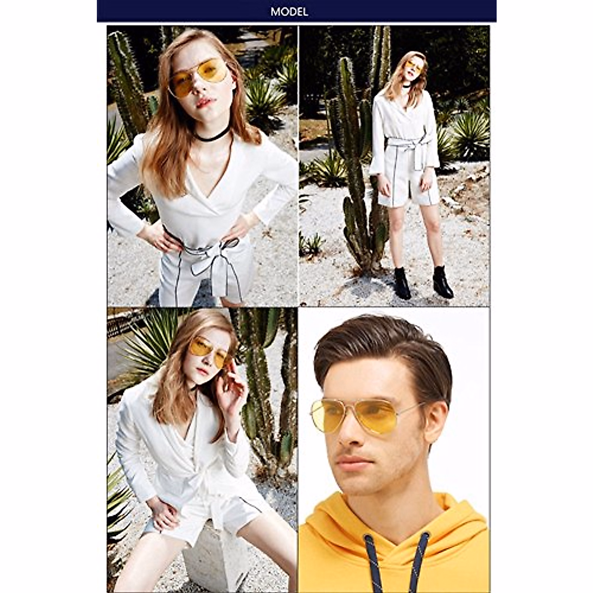 Runspeed Night Driving Glasses Anti Glare Polarized Aviator Sunglasses for Men Women Rainy Safe HD Night View Vision Goggles with Yellow UV400 TAC Lenses for Sports Outdoor Activities (Black025)