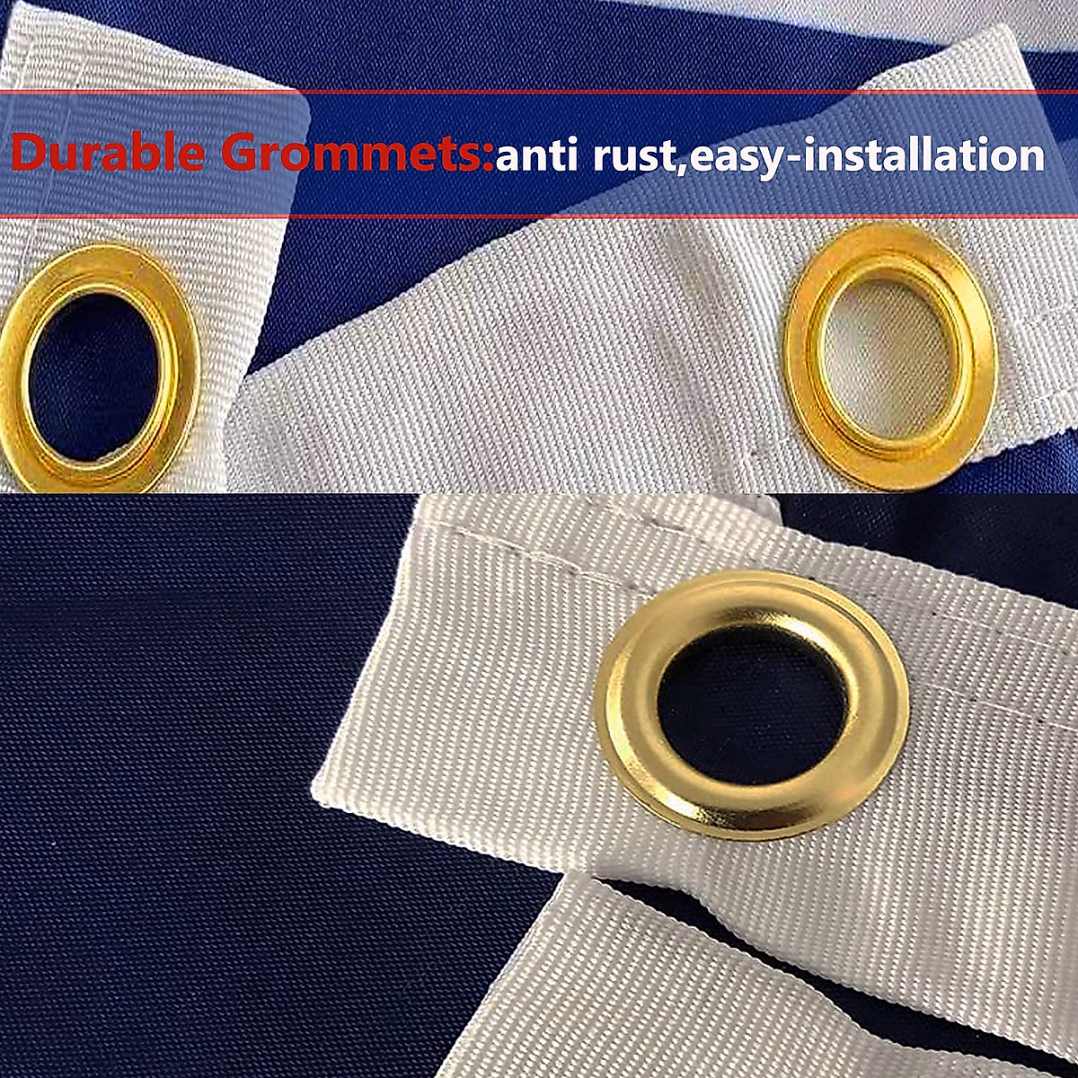 Air Force Crest Emblem Flag 3x5 Outdoor Double Sided- US Coat of Arms Military USAF Flags Heavy Duty 3 Ply Flag Banner with 2 Grommets for Outside Outdoor Indoor