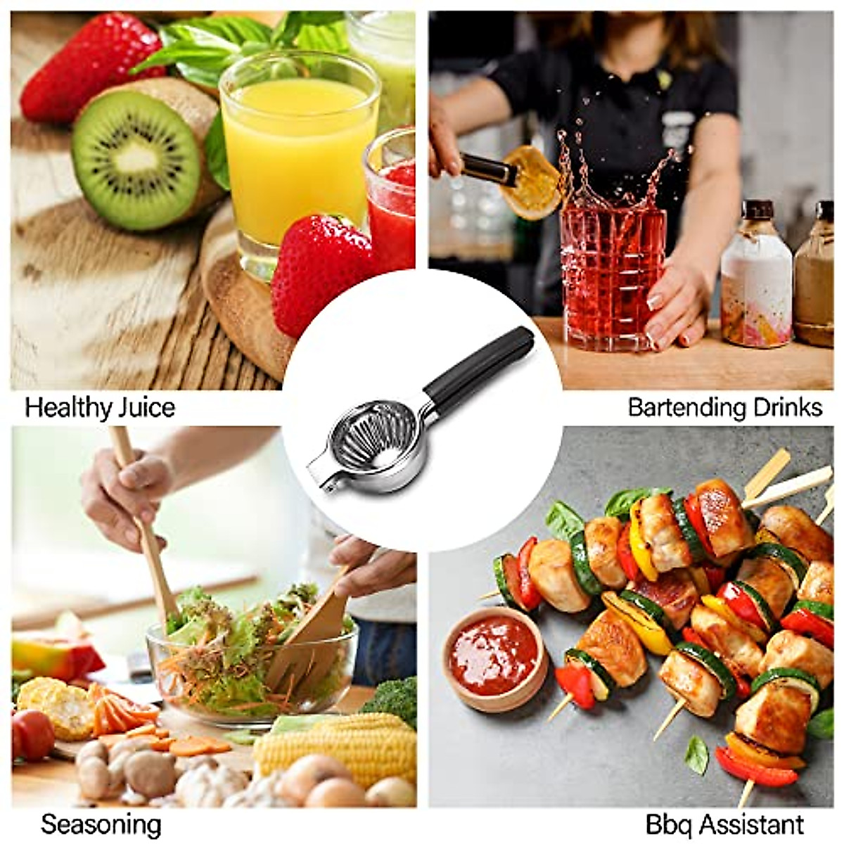 Pressure Absorbing Handles Apple Slicer and Lemon Squeezer, Easy to Use Kitchen Tool