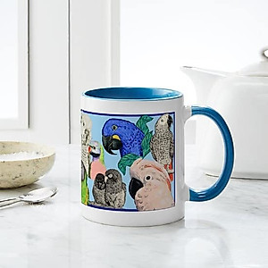 CafePress Parrots Mug Ceramic Coffee Mug, Tea Cup 11 oz