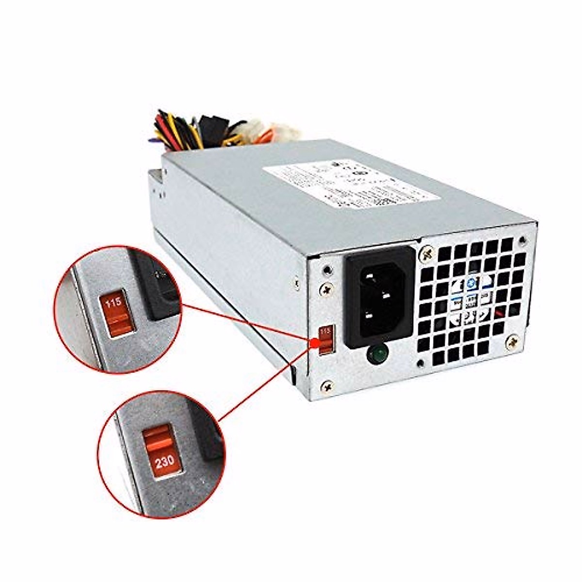S-Union 220W Power Supply Compatible with Dell Inspiron 3647 660s Replacement for Acer X1420 X3400 eMachines Gateway Series Delta DPS-220UB A Liteon L220AS-00 L220NS-00 PS-5221-03DF R82HS 650WP P3JW1