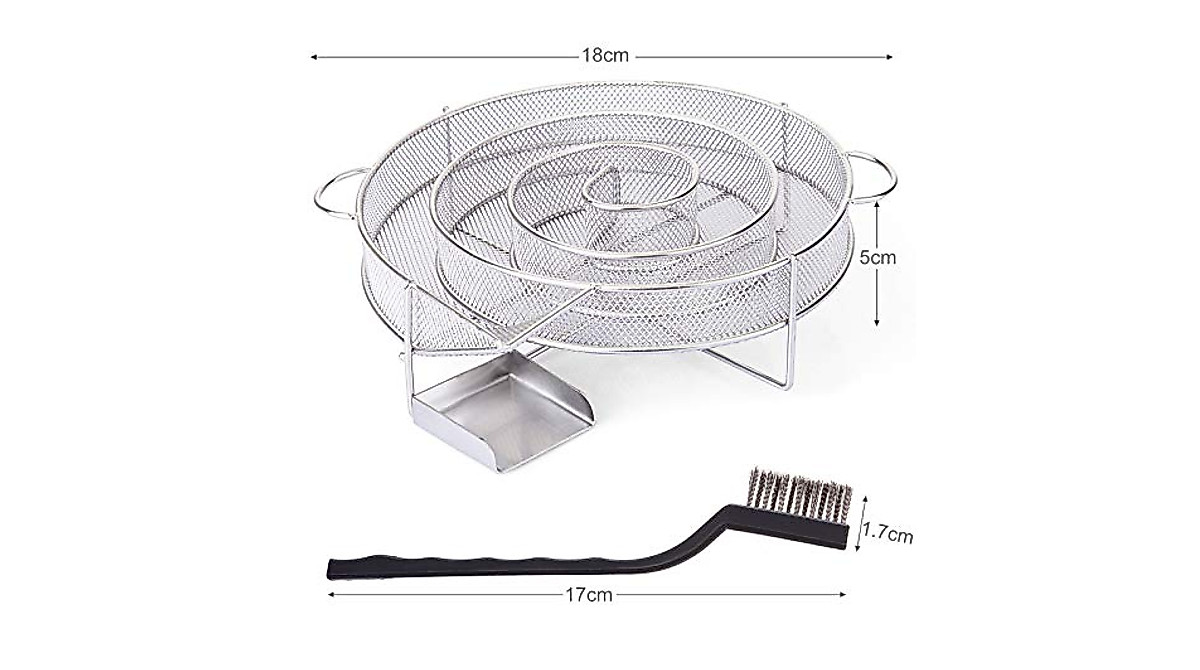 LIHAO Pellet Smoker Tray for 5 Hours of Smoke | Perfect for BBQ & More