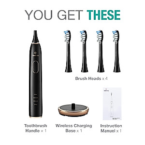 Vekkia Kids Electric Toothbrush and Adult Toothbrush Purchase Together Save 10%