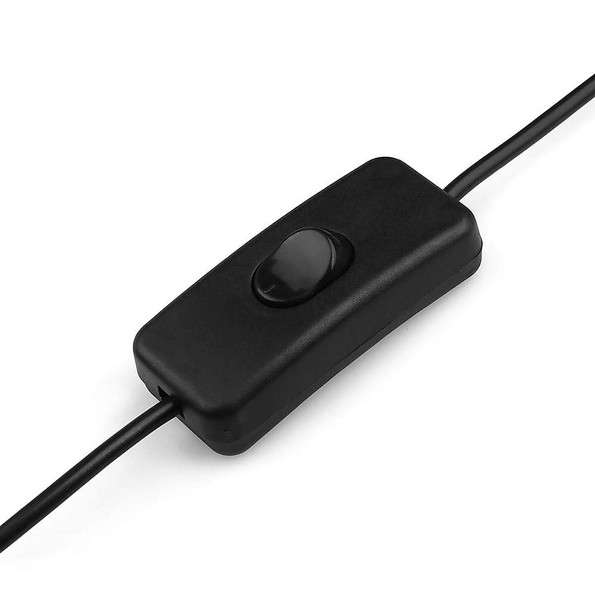 JEEUE 12V Power DC Male to Female Cable with On/Off Switch, 5.5mm x 2.1mm DC Cable Extension Inline Rocker Switch for Driving Recorder DC Desk Lamp DC Fan DC Strips -1FT