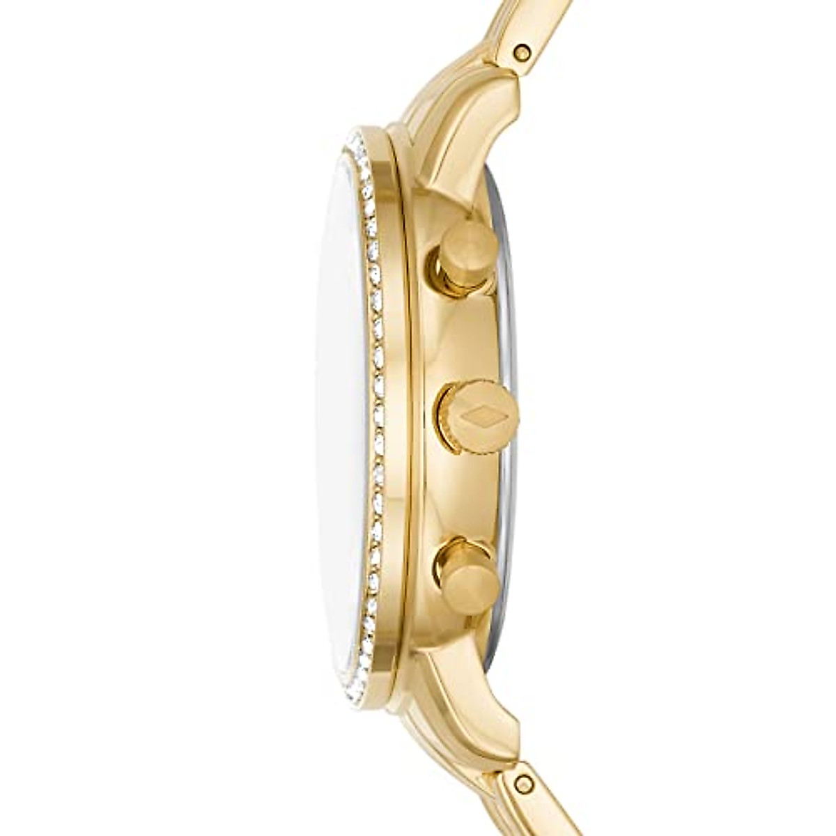 Fossil Women's Neutra Quartz Stainless Steel Chronograph Watch, Color: Gold (Model: ES5219)