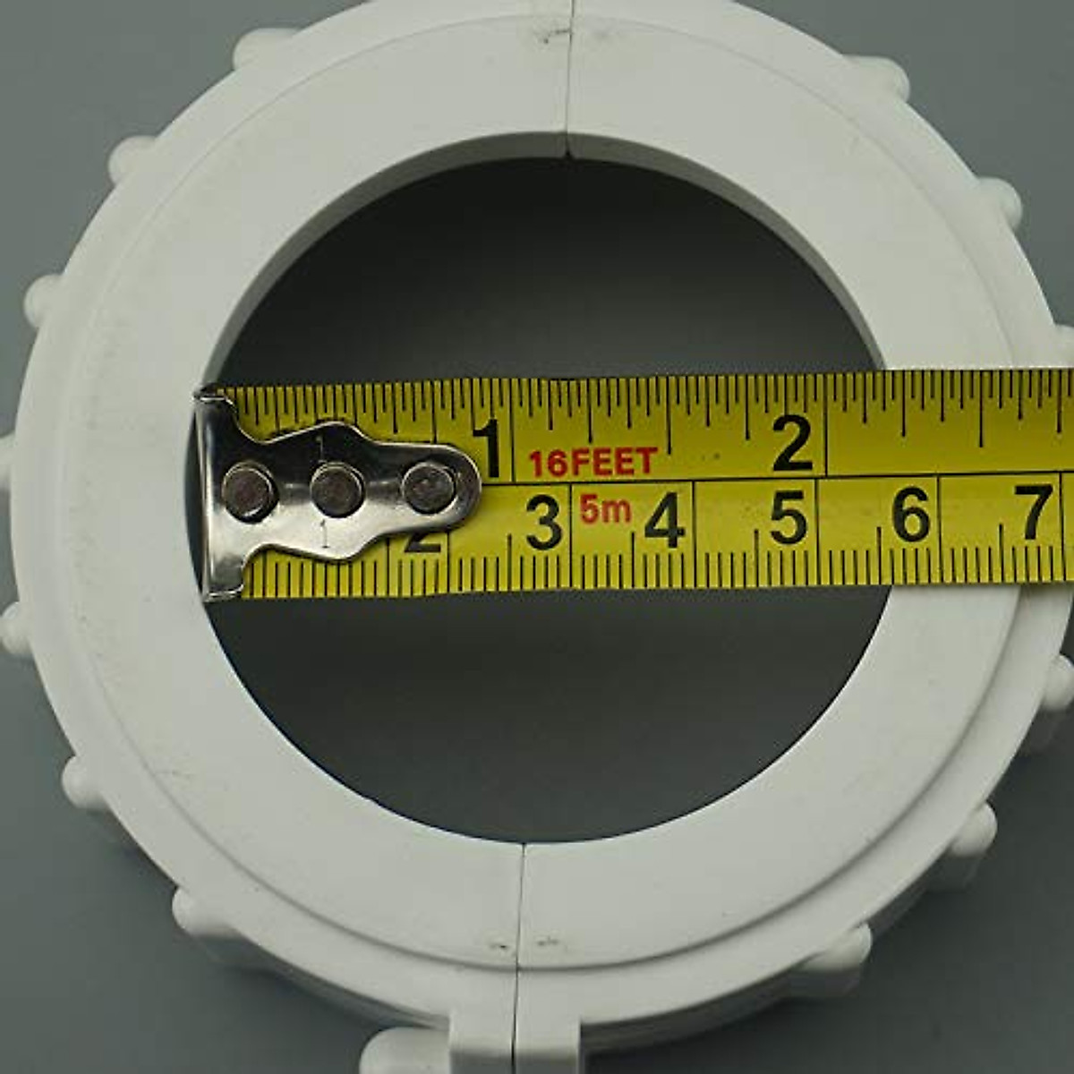 UCEDER 1pcs Spa Hot Tub Heater Split Nut Unions with Screw and 1 pcs Heater Gasket/O-Rings(Actual Size 3 Inch,Suitable for 2 Inch Heater Assemblies)