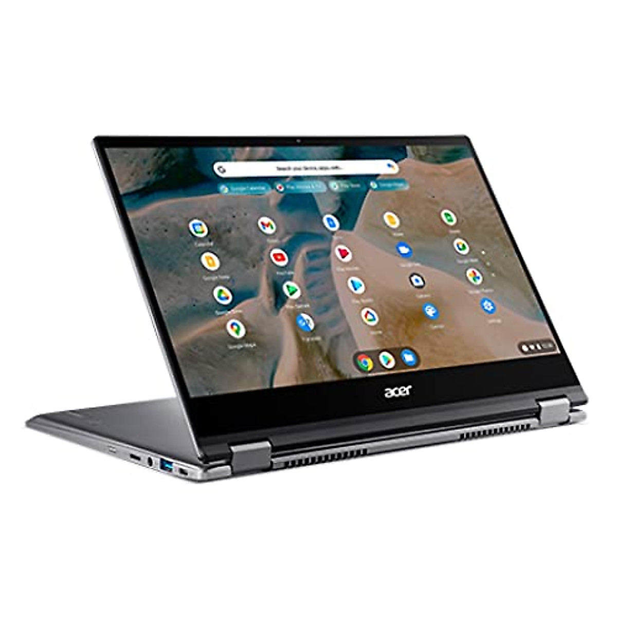 Acer Chromebook Spin 514 CP514-1WH CP514-1WH-R6YE 14" Touchscreen Convertible 2 in 1 Chromebook - Full HD - 1920 x 1080 - AMD Ryzen 7 3700C Quad-core (4 Core) 2.30 GHz - 8 GB Total RAM - 256 GB S