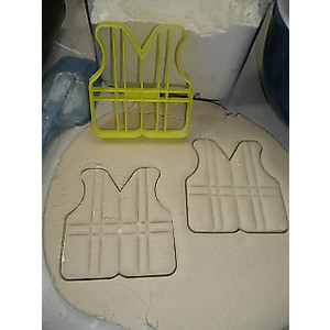 YNGLLC CONSTRUCTION WORKER EQUIPMENT SAFETY GEAR SET OF 4 COOKIE CUTTERS BAKING TOOL 3D PRINTED MADE IN USA PR1557 Multicolor