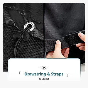 SHINESTAR Grill Cover for Char-Griller E1224, 2121, Kingsford Barrel Charcoal Grill 30", Heavy Duty Waterproof Smoker Cover, Special Zipper Design