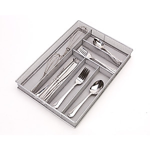 Grayline 41855, Large Mesh Drawer Organizer, Platinum