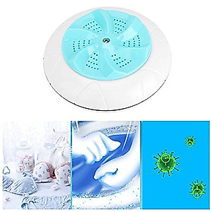 Ultrasound Turbo Washing Machine, Mini Portable Mini Washing Machine, for Home Travel Business Trip Camping Apartments Dorms(green)