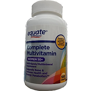 Equate Complete Multivitamin Women 50+, 100 Tablets