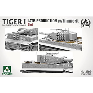 Takom 2199 1/35 TIGER I LATE w/ZIMMERIT Sd.Kfz.181 Pz.Kpfw.VI