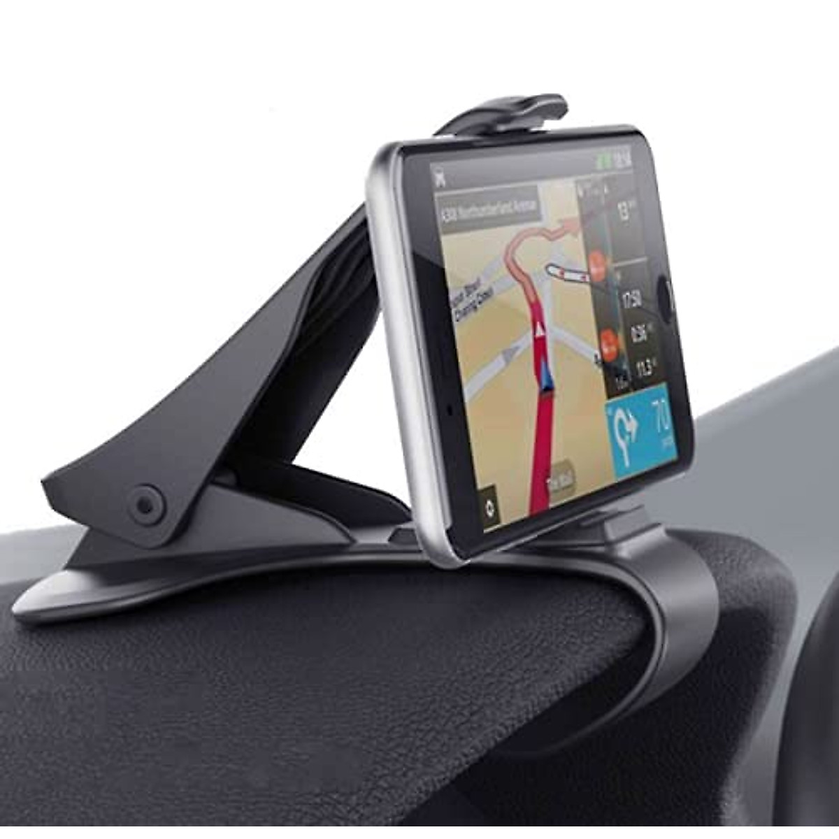 JORCEDI Universal Car Dashboard Mount Holder Stand Clamp Cradle Clip for Cell Phone GPS Non-Slip Durable Car Phone Holder Mount