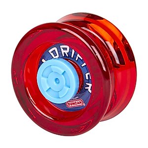 Duncan Toys Spin Drifter Yo-Yo, Side-Spinning Yo-Yo, Beginner to Advanced, Red, 1 Yo-Yo