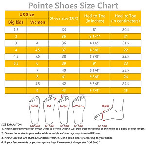 SHOLING Professional Pointe Shoes Satin Ballet Dance Slipper with Ribbons Toe Pads for Womens Girls (Pink, Numeric_8)