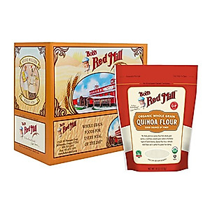 Bob's Red Mill Organic Quinoa Flour, 18-ounce (Pack of 4)