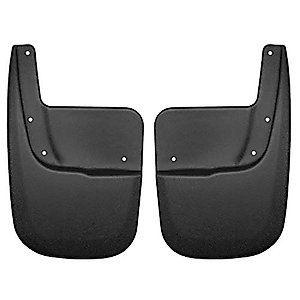 Husky Liners Mud Guards | Rear Mud Guards - Black | 57631 | Fits 2007-2017 Ford Expedition XLT w/o Power Running Boards 2 Pcs