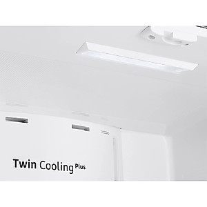 SAMSUNG RF18A5101SR 18 cu. ft. Smart Counter Depth 3-Door French Door Refrigerator in Stainless Steel