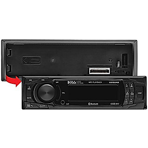 BOSS Audio Systems 625UAB Multimedia Car Stereo - Bluetooth Audio And Hands Free Calling, Single Din, MP3 Player, No CD/DVD Player, USB Port, AUX Input, AM/FM Radio Receiver