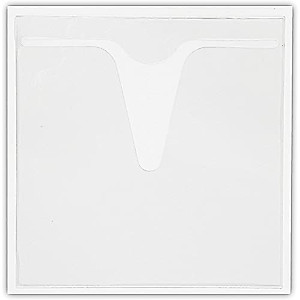 Clear Self-Adhesive CD/DVD Storage Sleeve Pockets (4.93 x 5 in, 20 Pack)