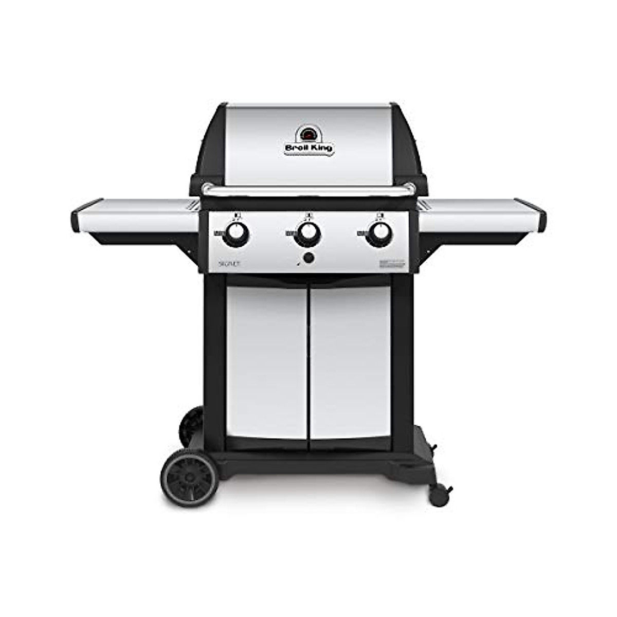 Broil King 946854 Signet 320 Propane Gas Grill, Stainless Steel & Black