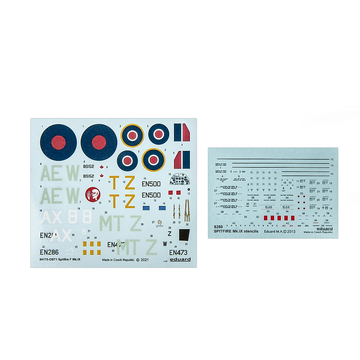 Eduard EDK84175 Kit 1:48 Weekend-Spitfire F Mk.IX, Unpainted