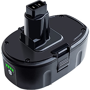 DTK 2Pack 7.0Ah Lithium-Ion Battery Replacement for Dewalt 18V XRP Ni-Cad DC9096 DC9098 DC9099 DE9039 DE9095 DE9096 DE9098 DW9095 DW9096 DW9098 DE9503 DC9182 18V XRP Batteries