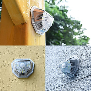 InPoTo Solar Lights Outdoor, Solar Motion Sensor Lights Outdoor , 40 LEDs 2-in-1 Solar Powered LED Wall Lights, IP67 Waterproof Security Lights for Home ,Garden ,Backyard, Front Door Use